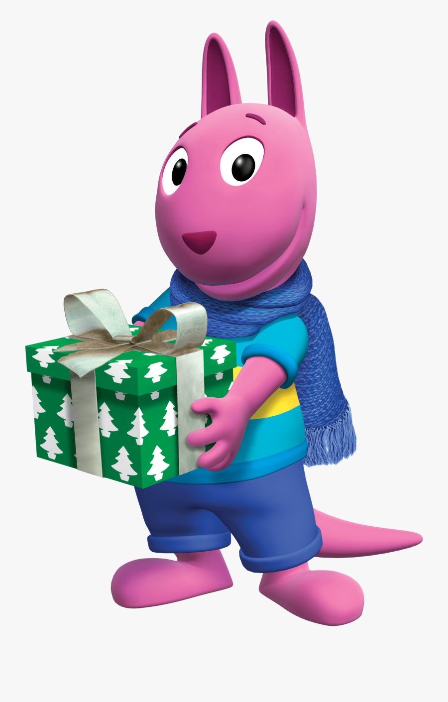 Austin Holding A Christmas Transparent Png Stickpng - Backyardigans ...