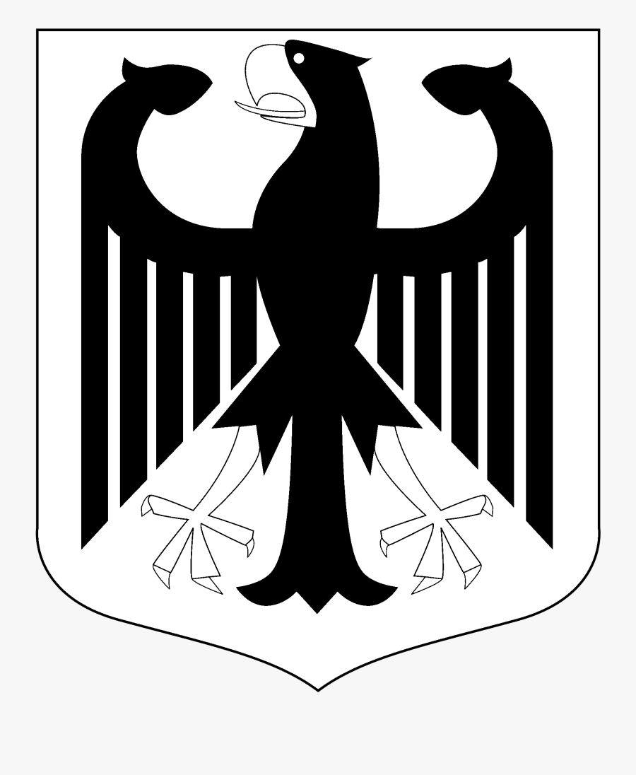 Germany Logo Black And White - Germany Coat Of Arms Png , Free ...