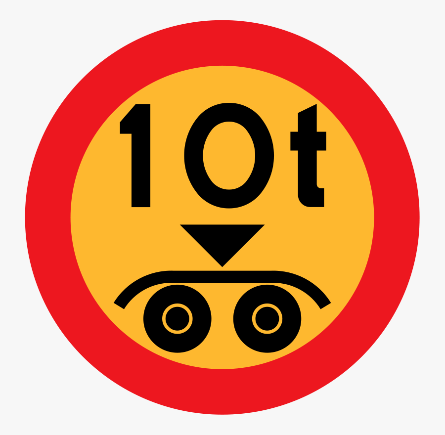 10 Ton Payload Sign - Payload Sign , Free Transparent Clipart - ClipartKey
