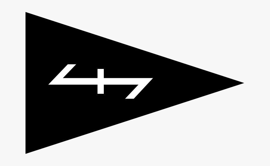 Transparent Pennant Clipart Black And White - Werwolf Nazi Germany ...