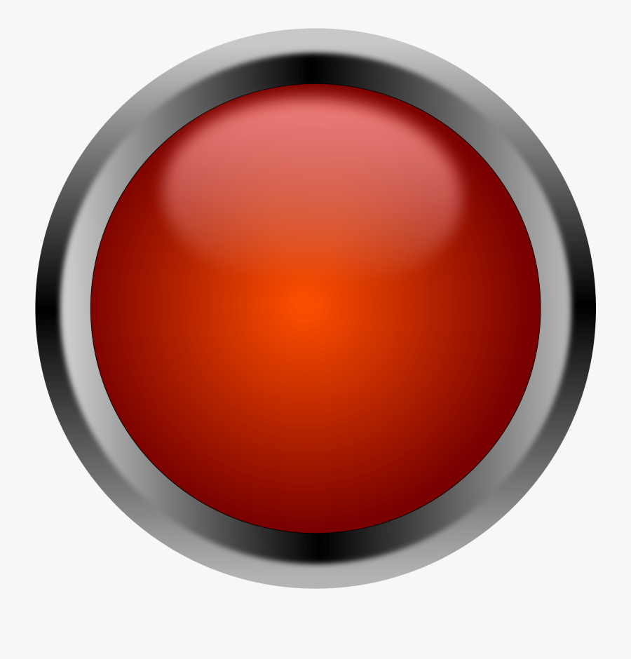 Transparent Button Clipart - Transparent Background Red Button Png ...