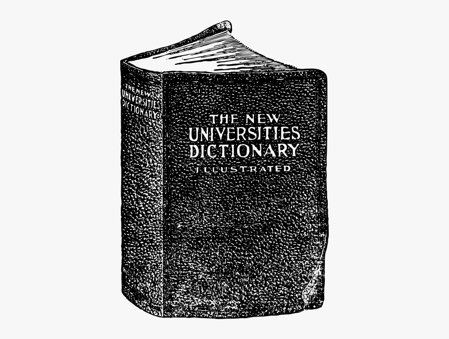 Vector Clip Art Of Illustrated Dictionary - Dictionary , Free ...