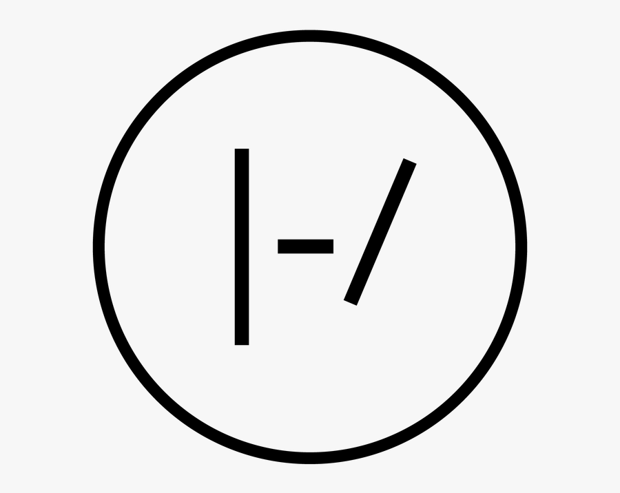 Logo Clipart Twenty One Pilot Zone One Twenty Cliparts - Outline Of A ...