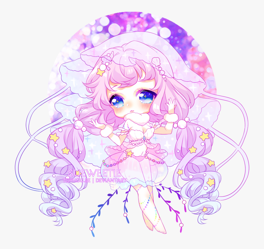 Jellyfish Chibi , Free Transparent Clipart - ClipartKey