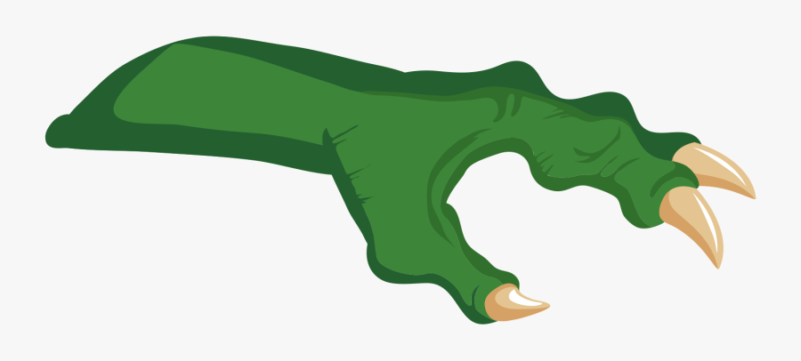 Monster Hands Png -monster Hand Clip Art, Hd Png Download - Green ...