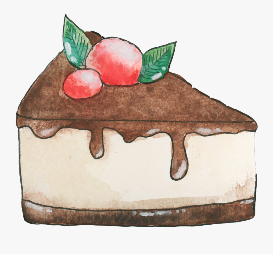 Chocolate Cheesecake - Cheesecake Cartoons Hd Png , Free Transparent ...