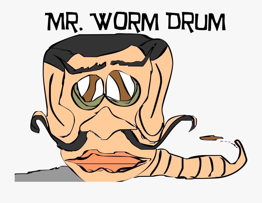 Mr Worm , Free Transparent Clipart - ClipartKey