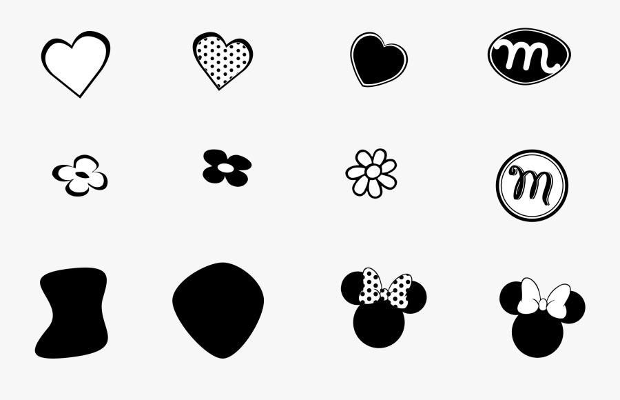 Minnie Mouse Logo Png Transparent - Free Minnie Mouse Vector , Free ...