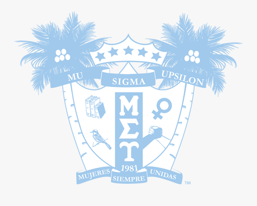 Clipart Bow Sorority - Mu Sigma Upsilon Sorority , Free Transparent ...