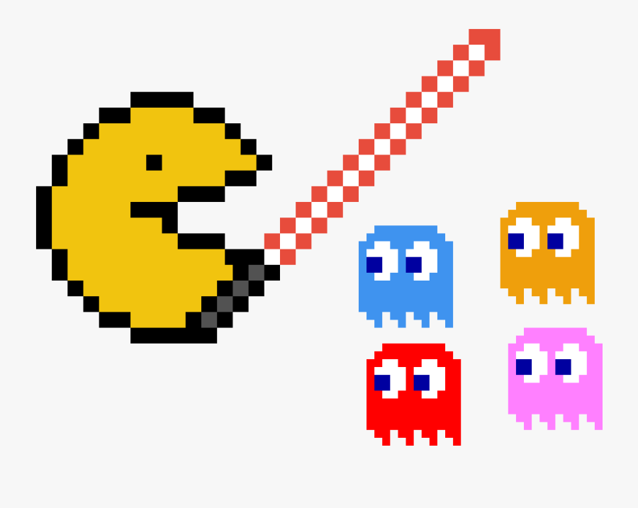 Pixel Art Pac Man , Free Transparent Clipart - ClipartKey