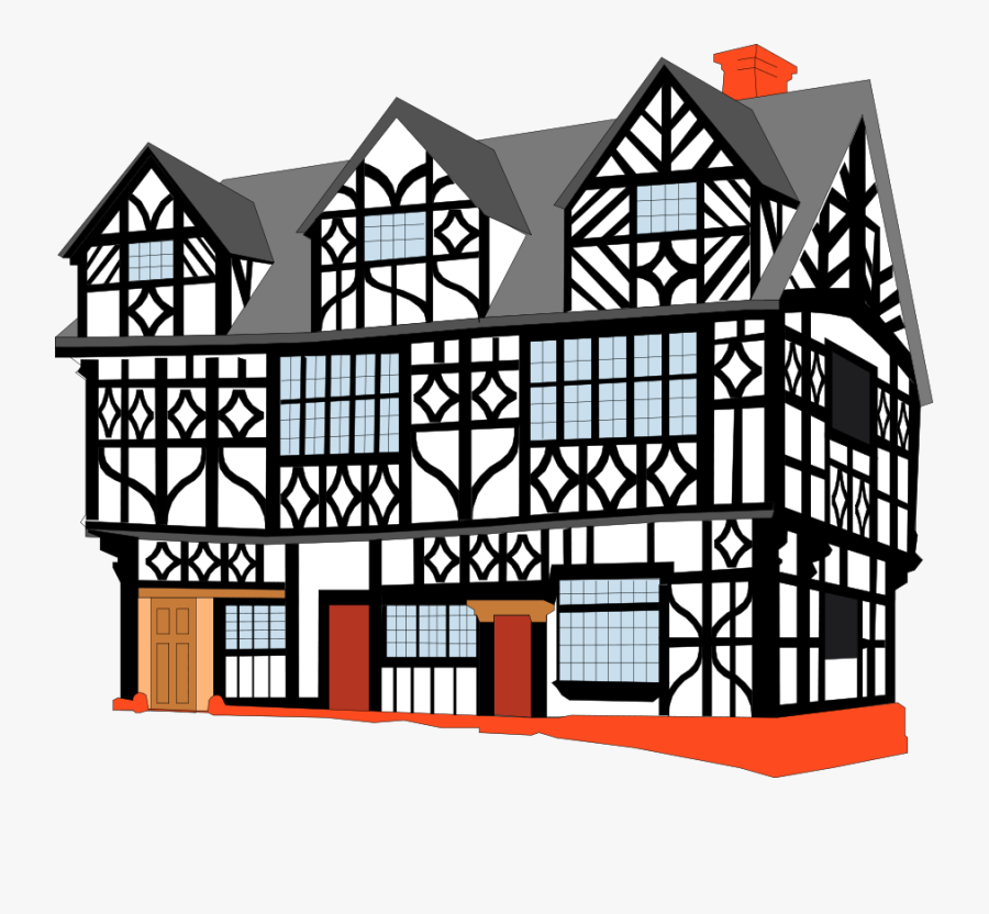 Building 01 Svg Clip Arts - German Houses Png , Free Transparent ...