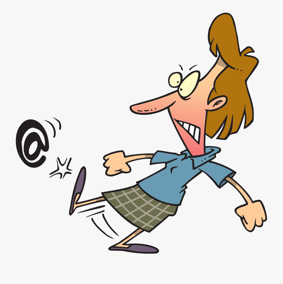 "offended - Angry Email Cartoon , Free Transparent Clipart - ClipartKey