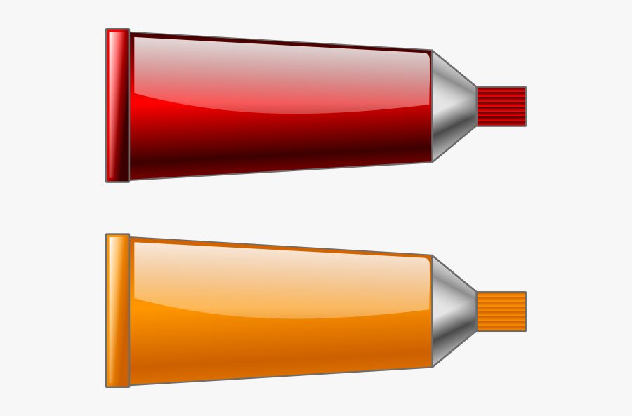 Color Tube Redorange Png Images - Color Paste Tube Vector , Free ...