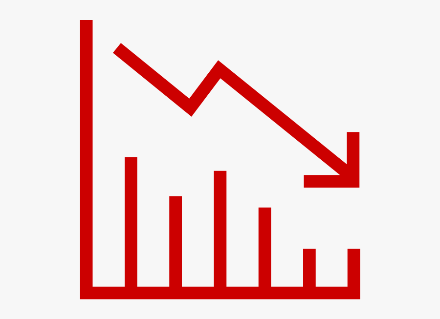 Red Graph Line Declining , Free Transparent Clipart - ClipartKey
