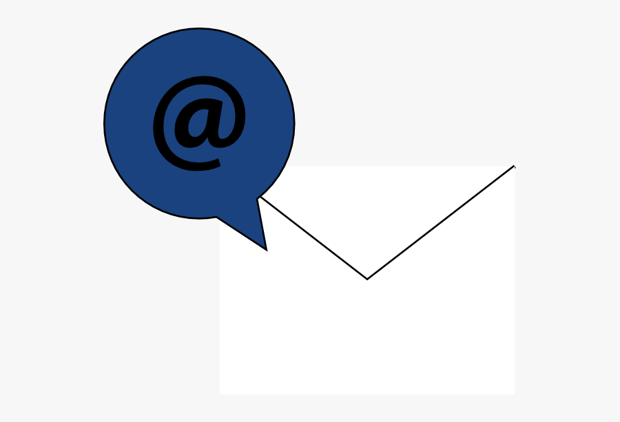 Email Icon White W/ Blue Svg Clip Arts , Free Transparent Clipart ...