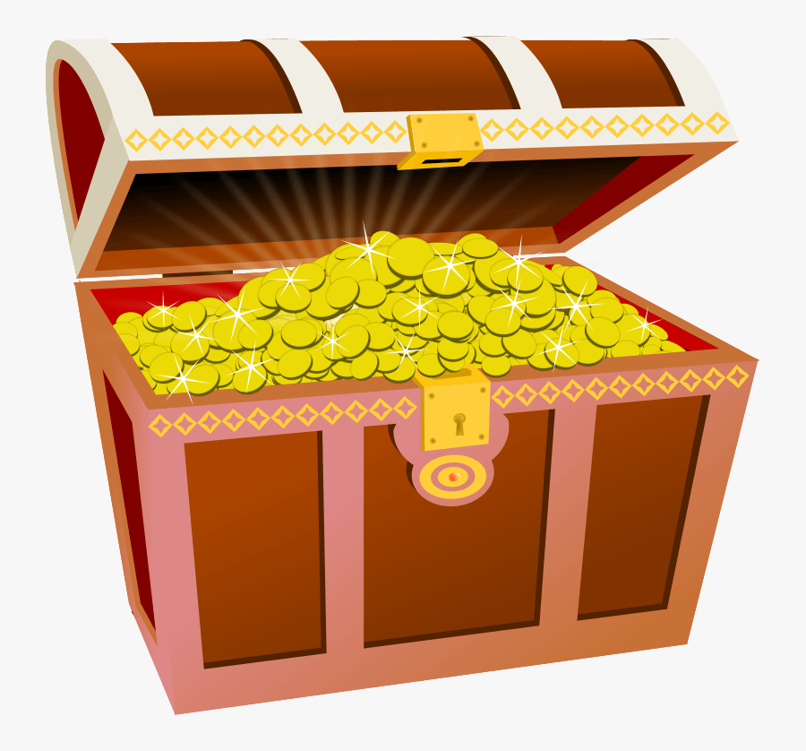 Buried Treasure Clip Art - Transparent Background Treasure Chest ...