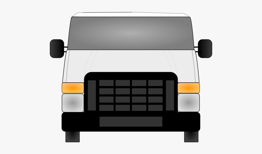 White Van Cartoon Front , Free Transparent Clipart - ClipartKey