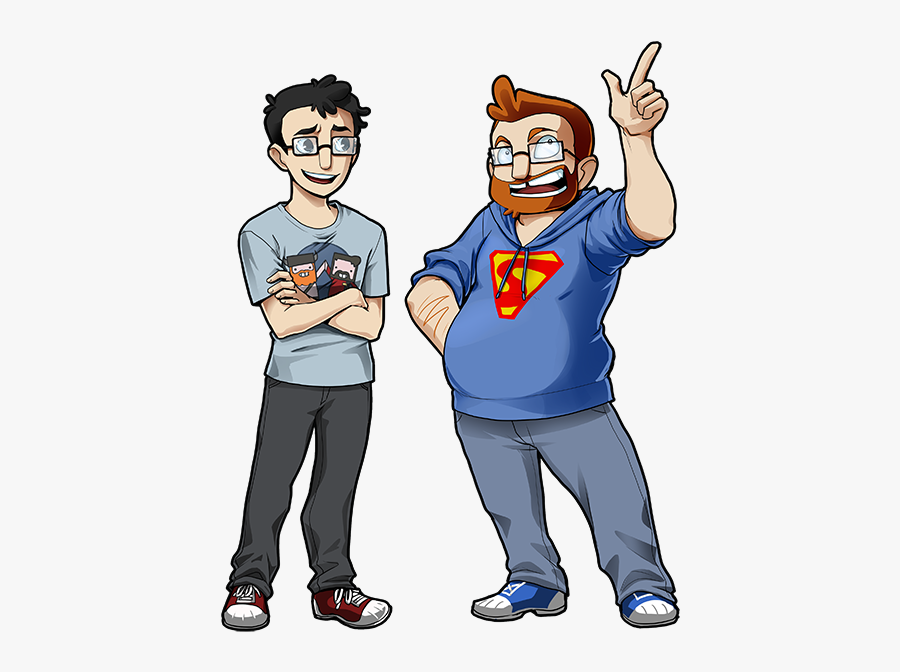 Yogscast Lewis And Simon Fan Art , Free Transparent Clipart - ClipartKey