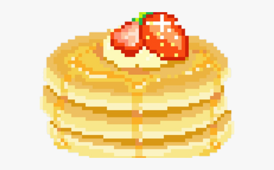 Pancake Clipart Tumblur - Pixel Art Food Transparent , Free Transparent ...