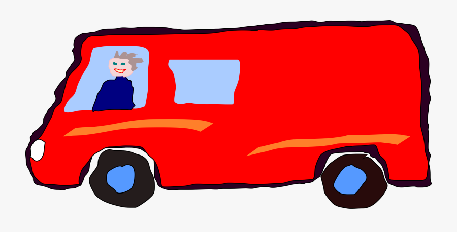 File - Redvanman - Svg - Man In A Red Van Clipart , - Man In A Red Van ...