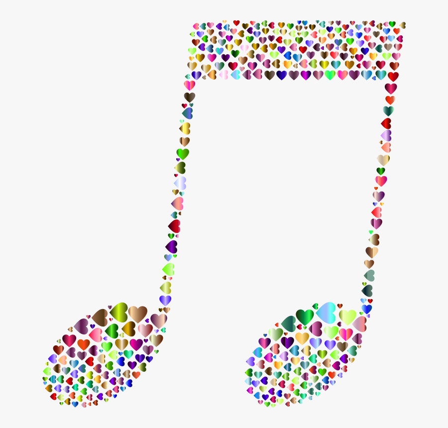 Transparent Music Note Heart Clipart - Hearts And Music Clip Art , Free ...