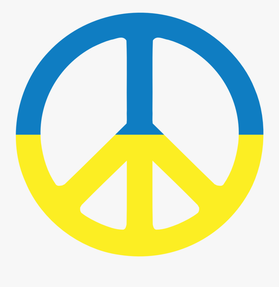 Thumbnail For - Peace Sign Blue And Yellow , Free Transparent Clipart ...