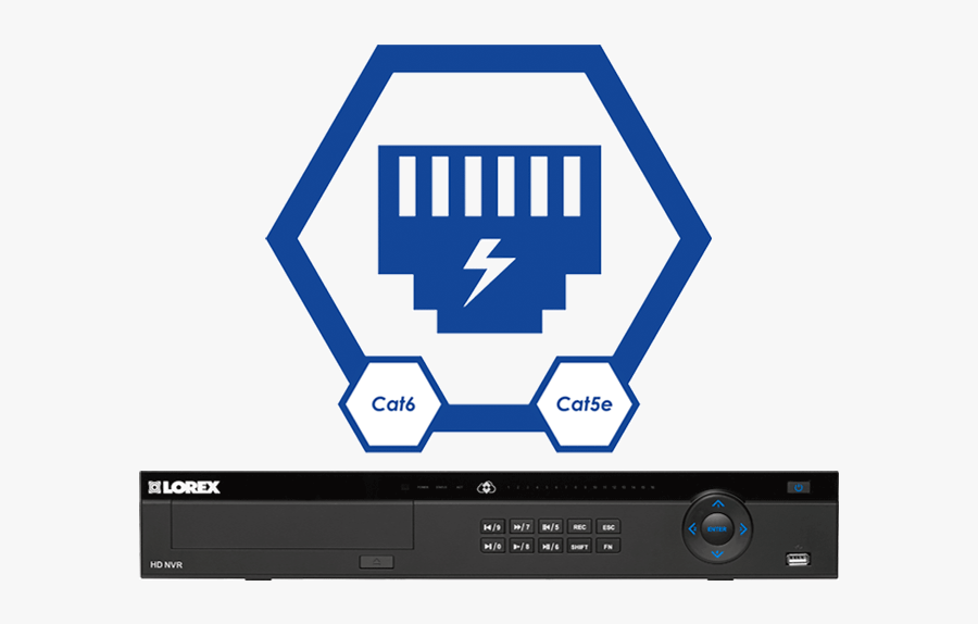 Advantages Of Hd Ip Nvr Systems - Power Over Ethernet Logo , Free ...