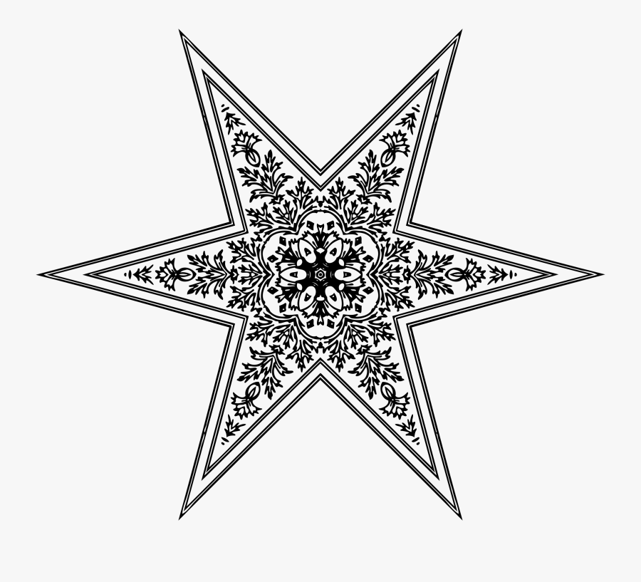Sparkle Clipart 4 Point Star - Blue Snowflake White Background , Free ...