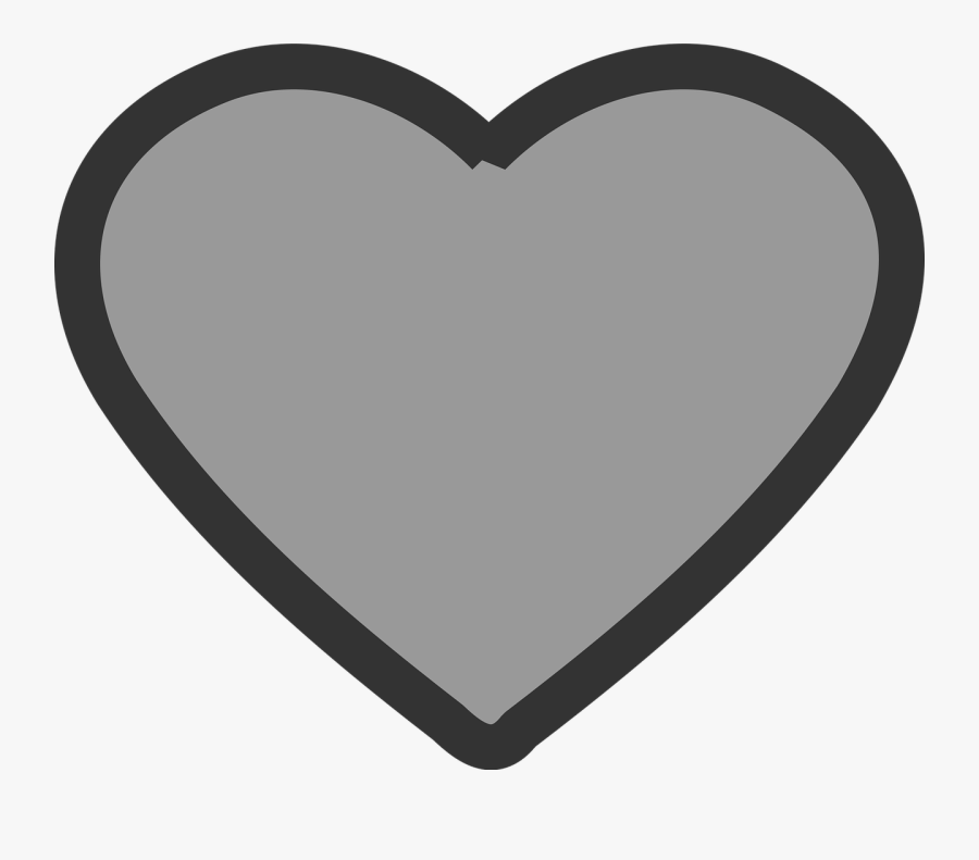 Grey Hart Icon Free Photo - Grey Hart , Free Transparent Clipart ...
