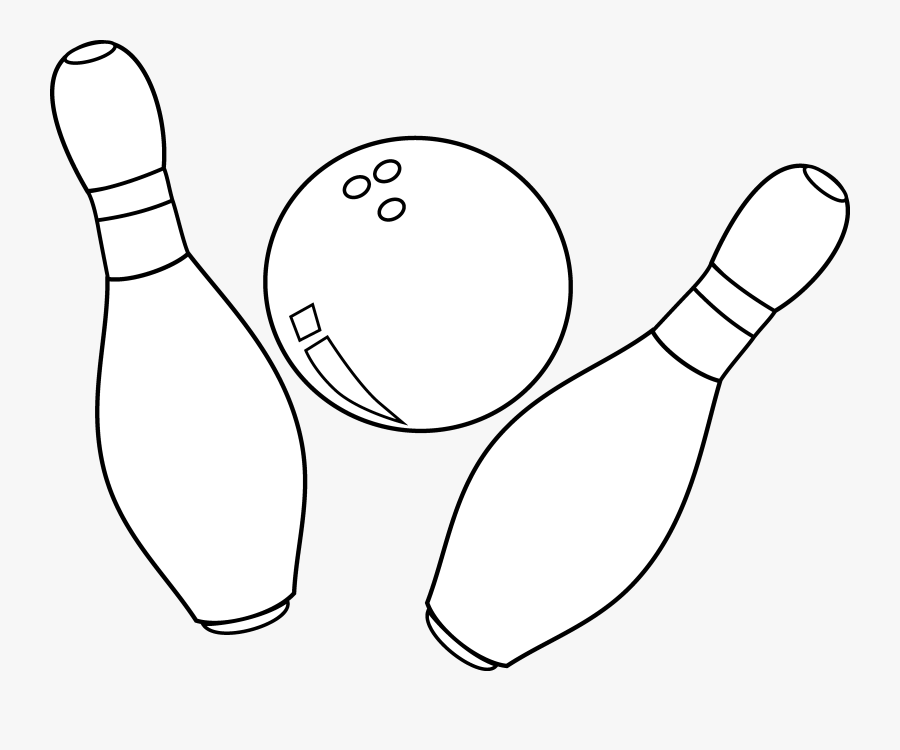 Bowling Pin Outline - Bowling Pin , Free Transparent Clipart - ClipartKey