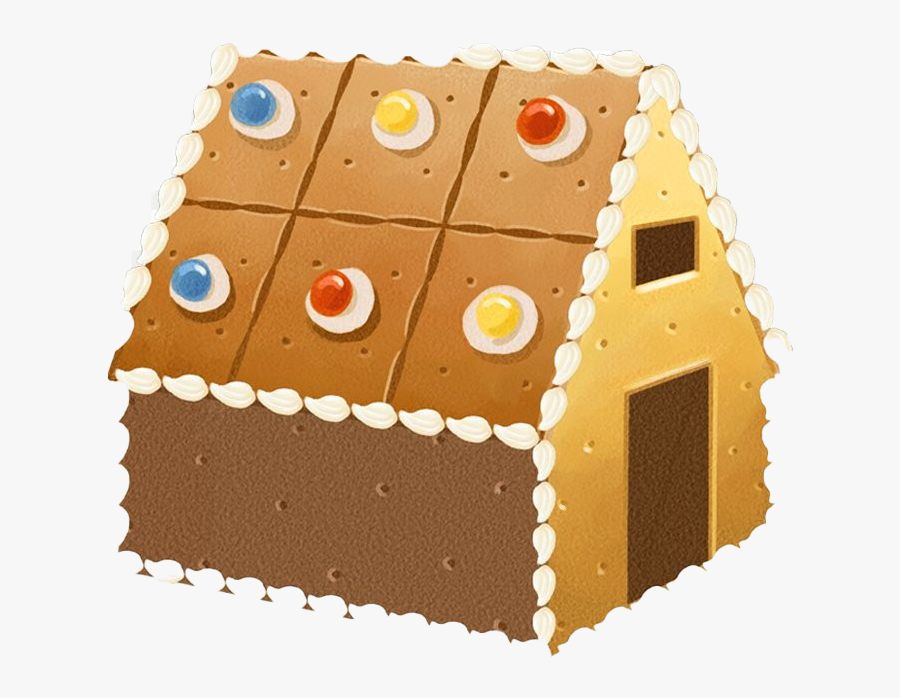 Gingerbread House Transparent Background - Casita De Jengibre Textura ...
