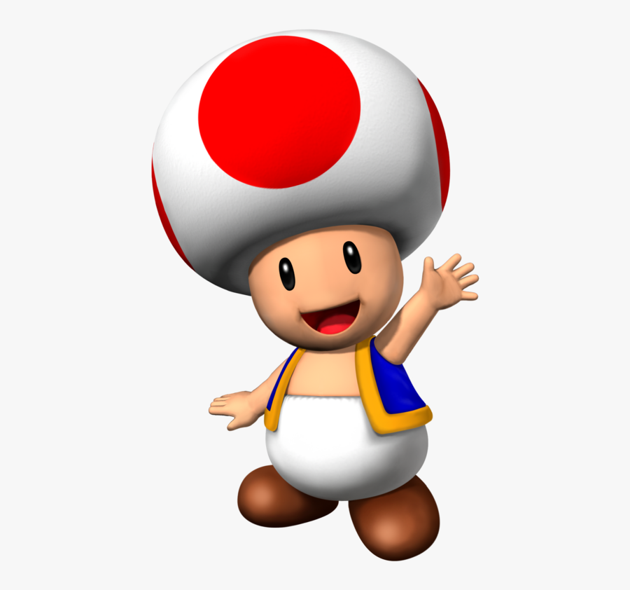 Transparent Waving Clipart - New Super Mario Bros Toad , Free ...