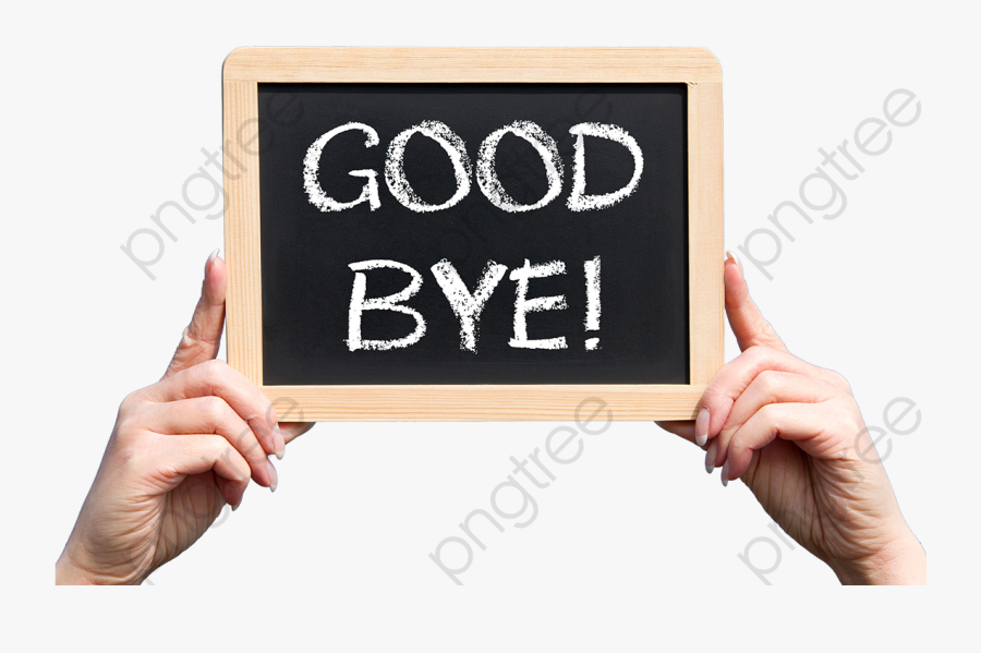 Transparent Saying Goodbye Clipart - Goodbye Chalk , Free Transparent ...