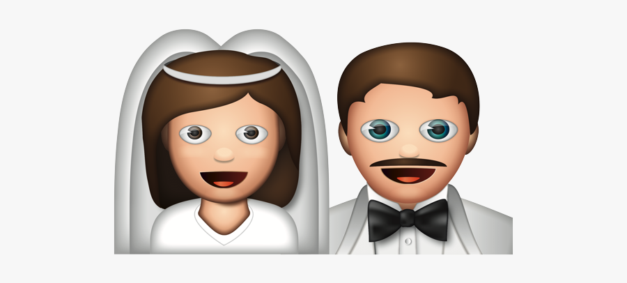 Bride And Groom Emoji , Free Transparent Clipart - ClipartKey