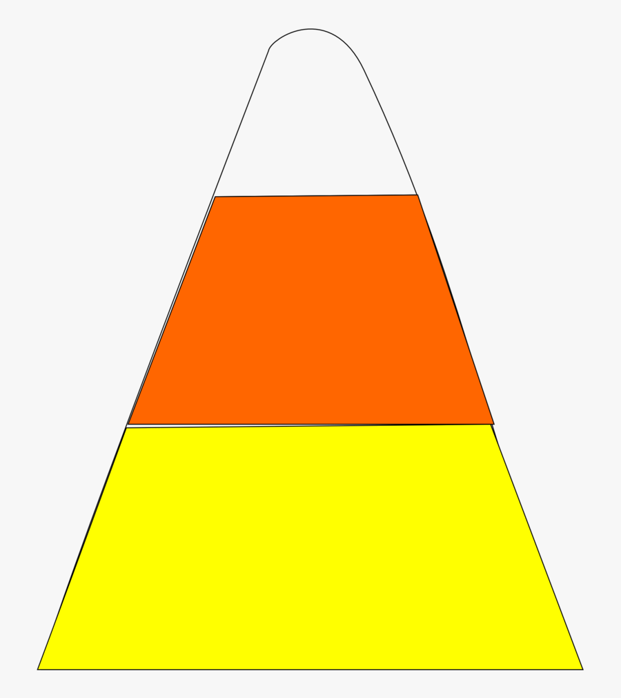 Triangle Candy Corn , Free Transparent Clipart - ClipartKey