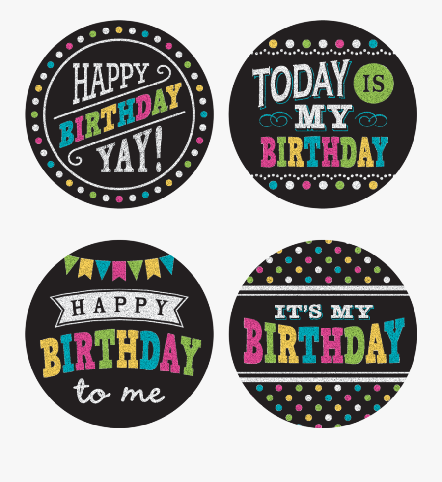 Happy Birthday Badges , Free Transparent Clipart - ClipartKey