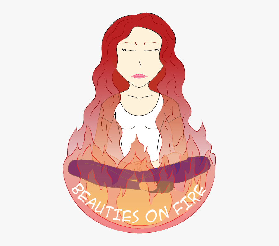 Beauties On Fire Logo - Illustration , Free Transparent Clipart ...
