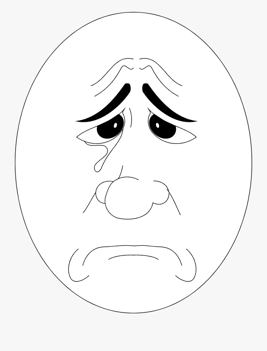 Sad Face Stock Photo A Sad Face Clipart - Circle , Free Transparent ...