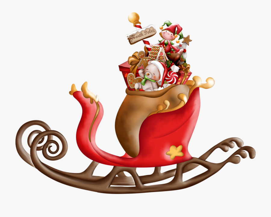 Easter Bunny Sleigh , Free Transparent Clipart - ClipartKey