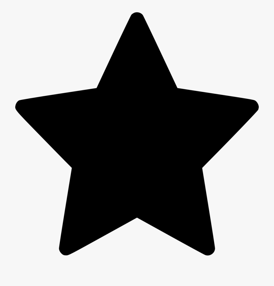 Simple Star Shape Clip Art At Clker - Star Icon Png , Free Transparent ...
