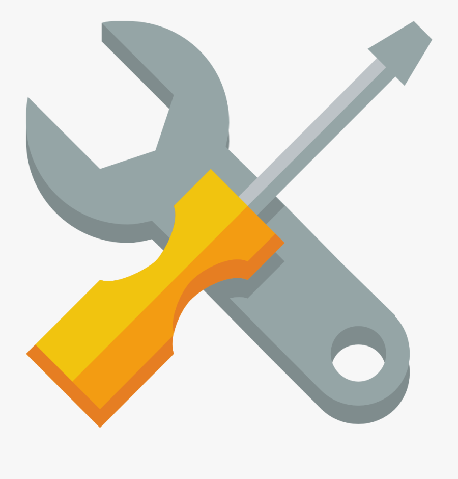 Metalworking Hand Tool,clip Art - Wrench And Screwdriver Vector , Free ...