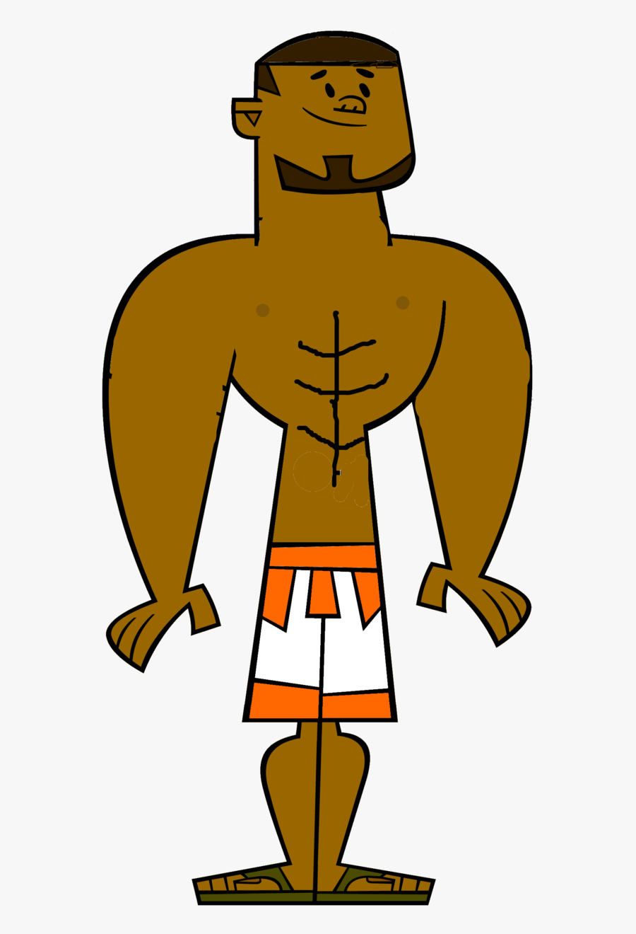 Dj - Total Drama Island Black Guy , Free Transparent Clipart - ClipartKey