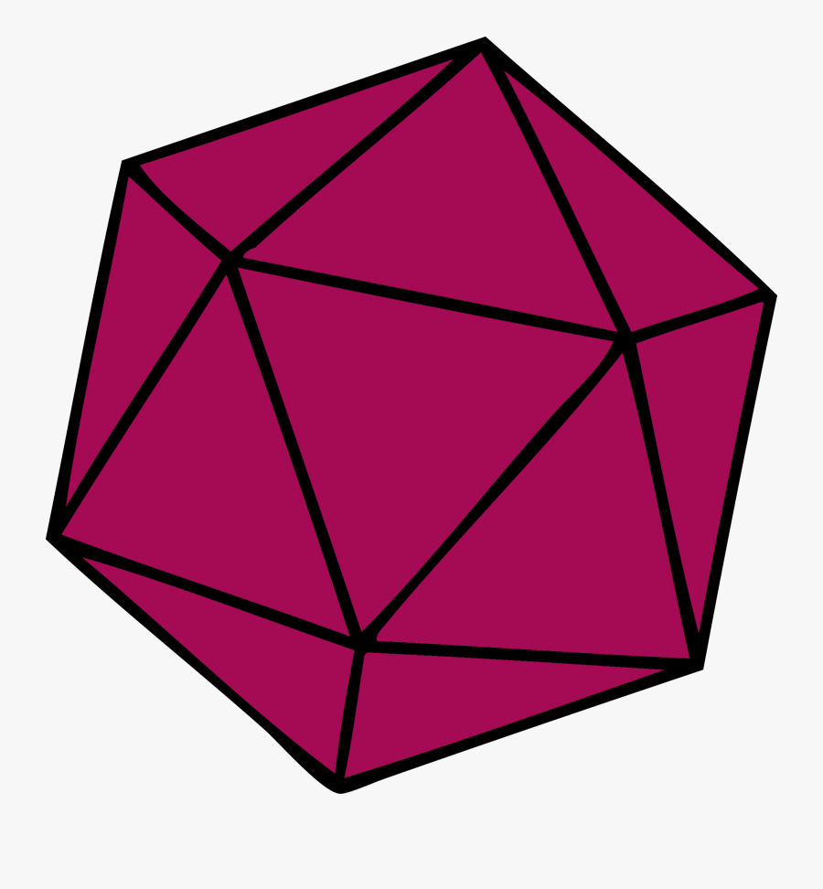 Transparent 20 Sided Dice Png - 20 Side Dice Shape , Free Transparent ...