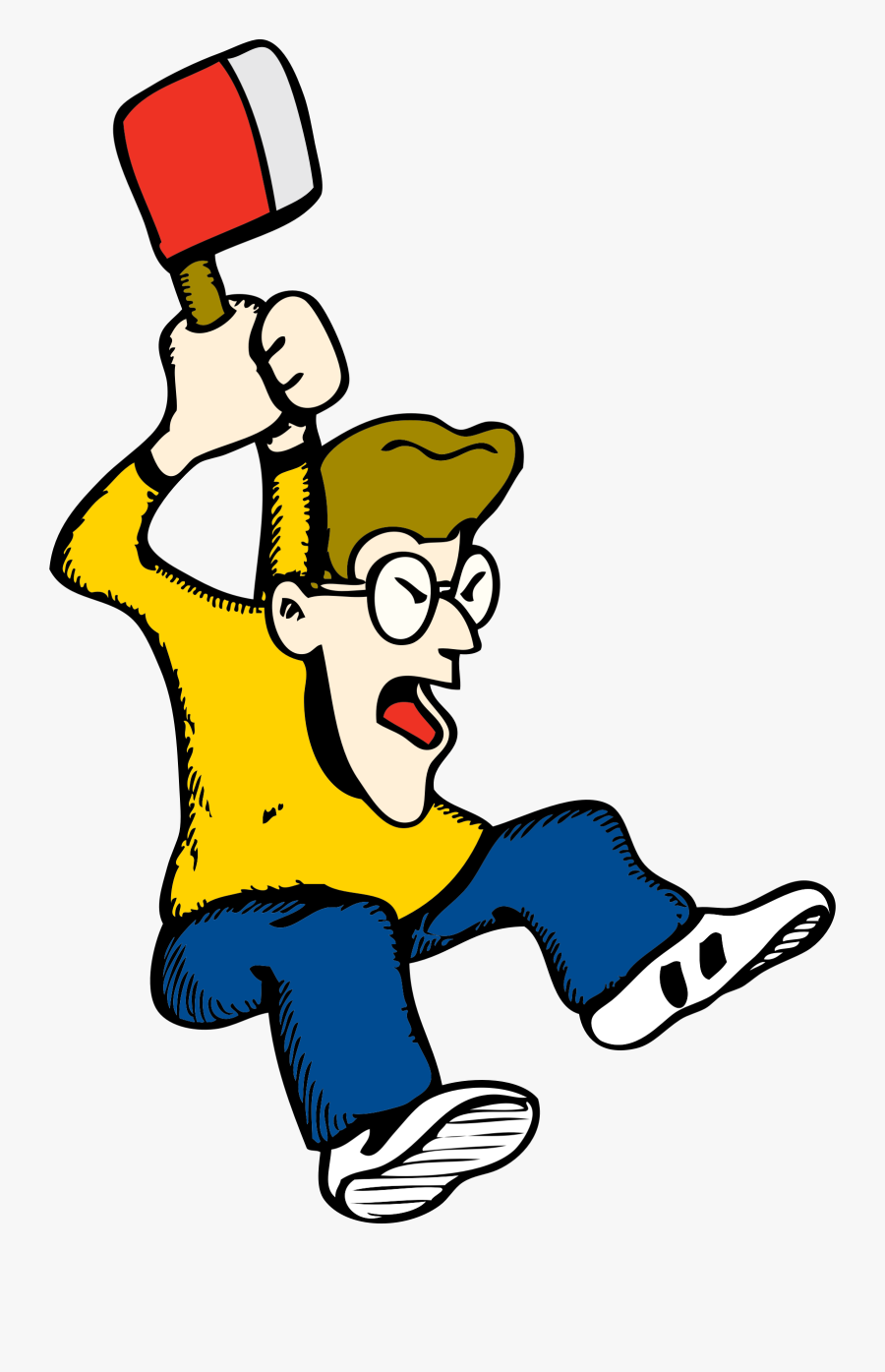 Anger Clipart Kind Man - Angry Man Gif Animated , Free Transparent ...