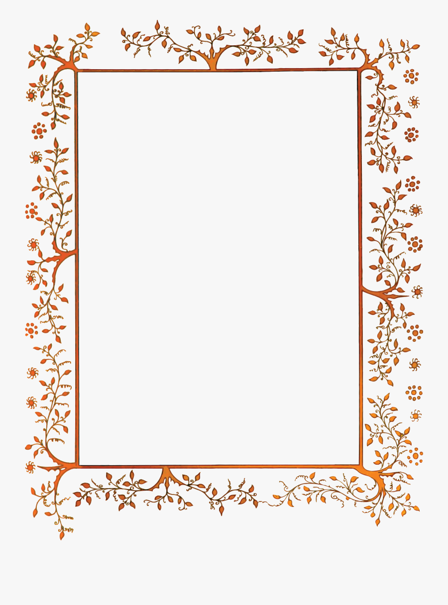 Firefighter Clipart Border - Vintage Floral Border Free Download , Free ...