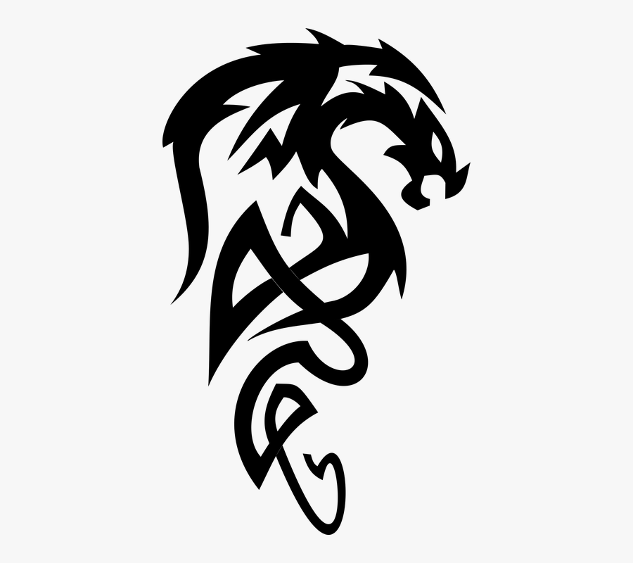 Tribal, Drake, Dragon, Mythological, Mythical - Tribal Drake , Free ...