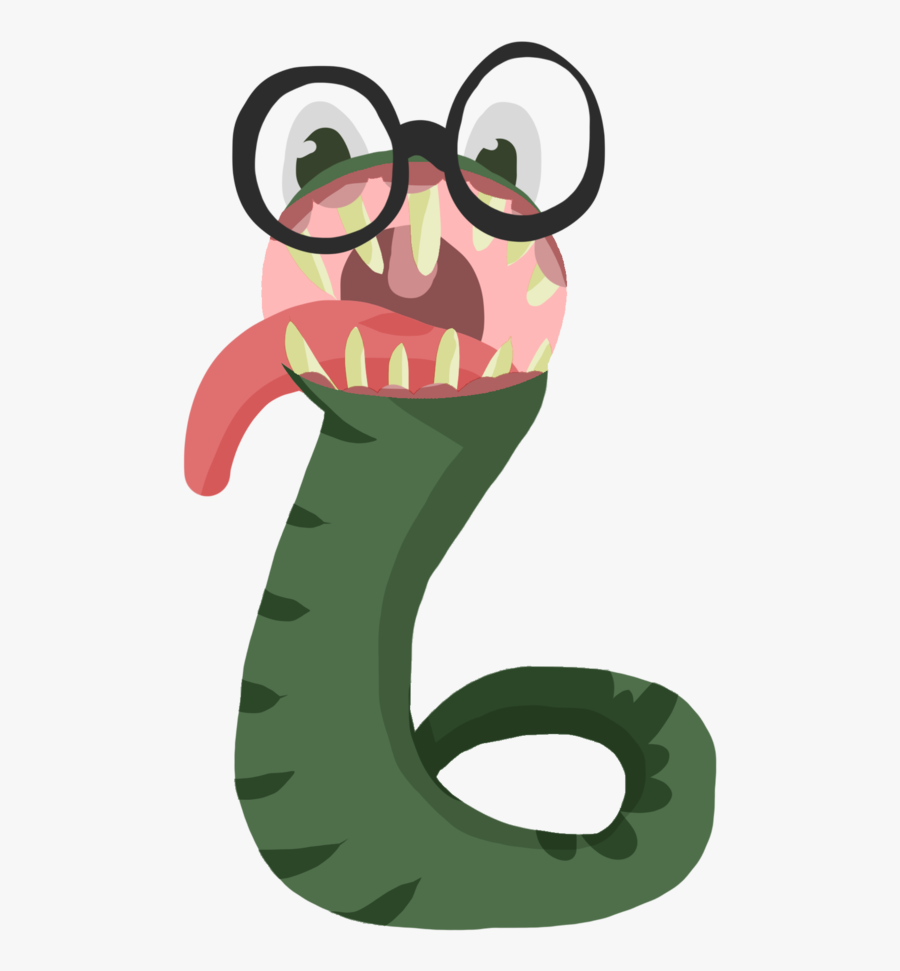 Nerd Worm , Free Transparent Clipart - ClipartKey