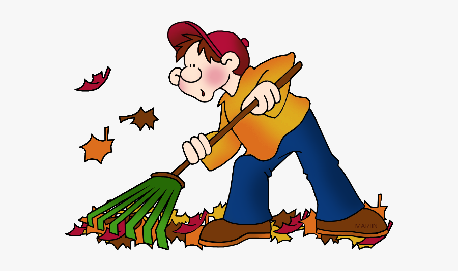 Free Seasons Clip Art By Phillip Martin, Raking - Rake The Leaves ...