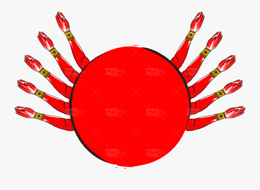 Durga Hands Illustration , Free Transparent Clipart - ClipartKey