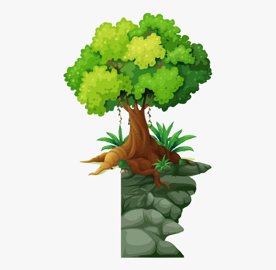 Cartoon Tree Transparent Background , Free Transparent Clipart - ClipartKey